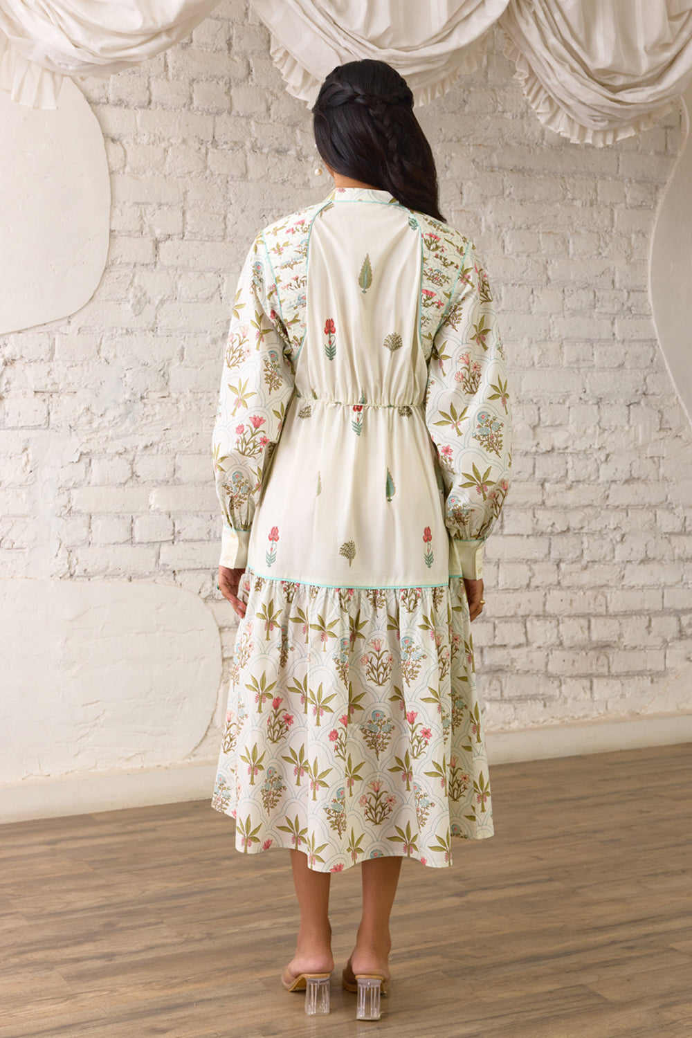 Wanderlust Cotton Midi Dress – Pinwheel